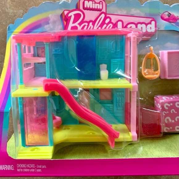 Barbie | Toys | Mini Barbie Land House With Slide New | Poshmark